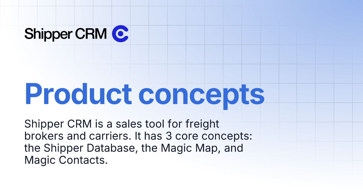 Product concepts | Product Guide