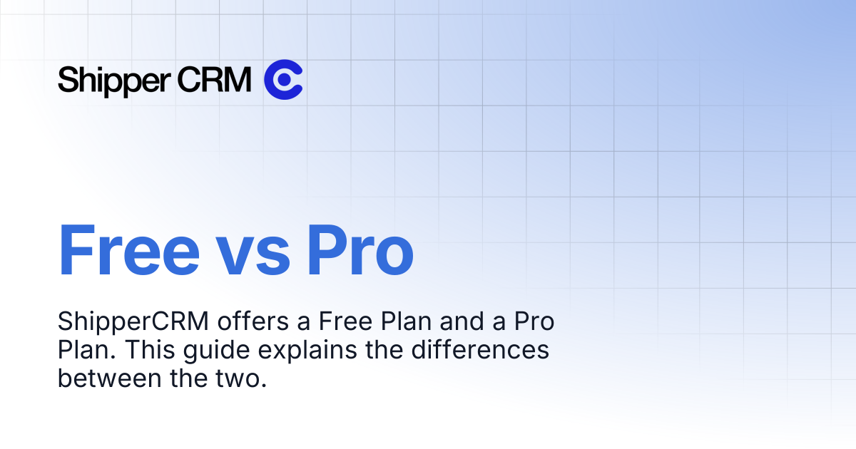 Free vs Pro | Product Guide