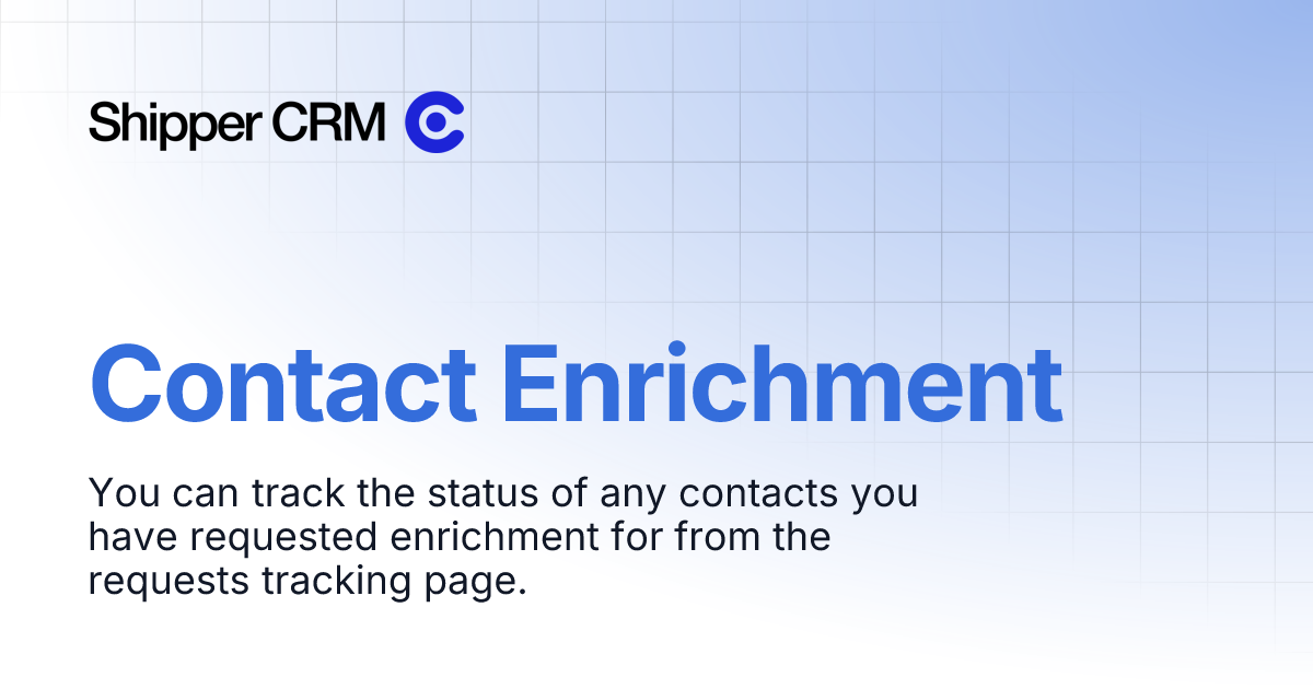 Contact Enrichment | Product Guide
